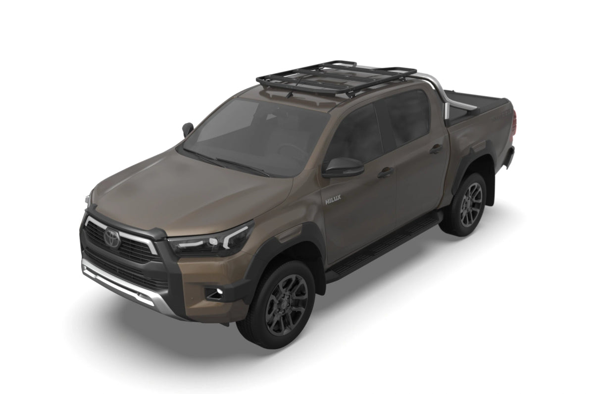 Toyota Hilux 8th Gen (2015-Present): Double Cab Expedition Roof Rack ...
